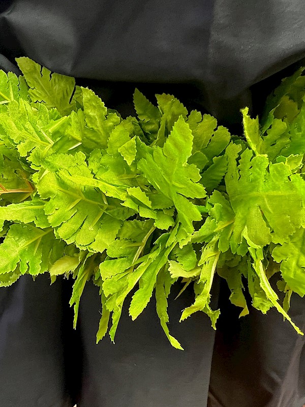 Open End Fern Lei Details - Aloha Hula Supply