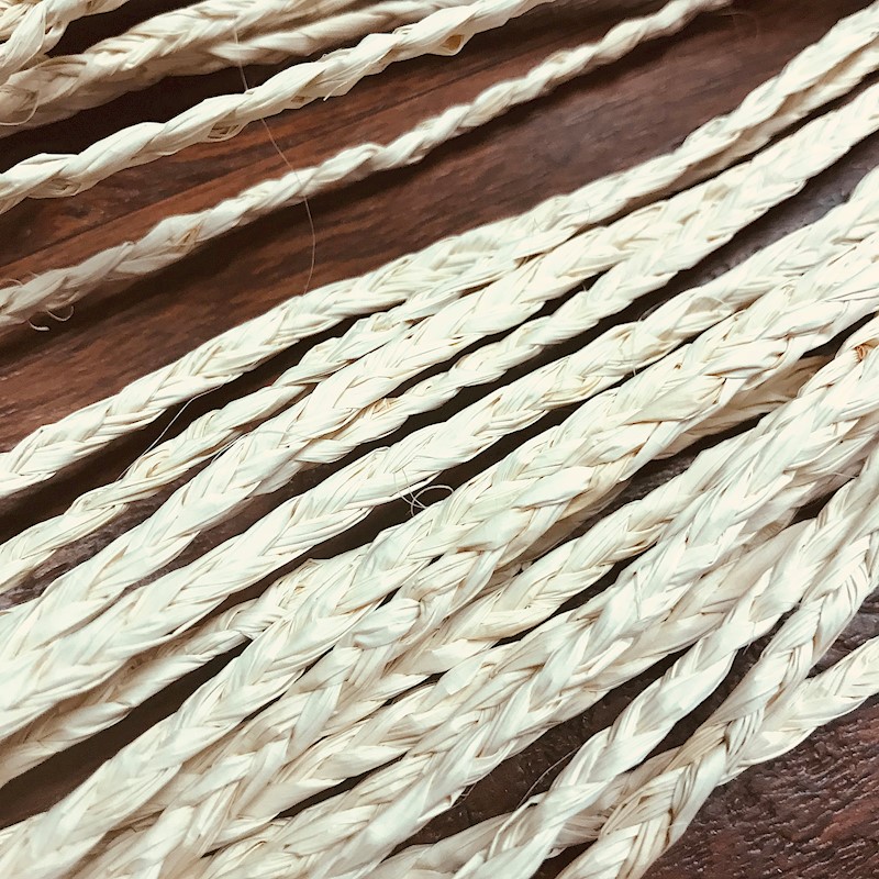 Raffia Braided Rope, Small Details - Aloha Hula Supply
