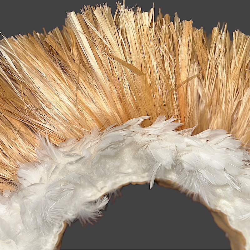 Ready Made Costume: Natural/White Bundle Details - Aloha Hula Supply