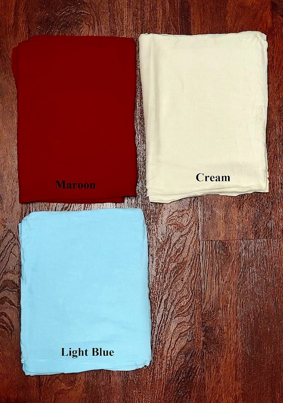 Solid Color Pareu Details - Aloha Hula Supply